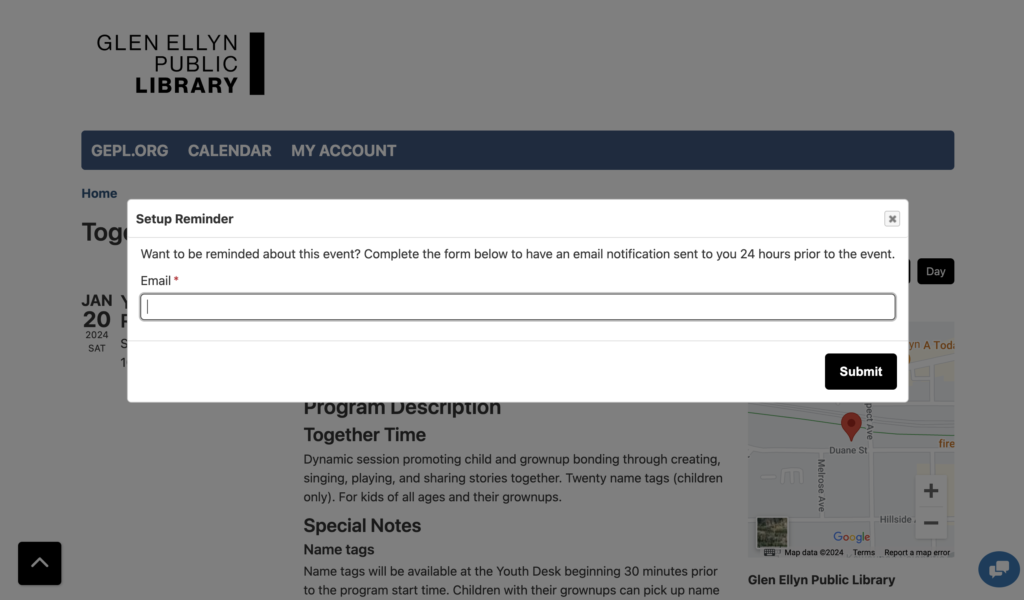 Library Calendar Tips - Glen Ellyn Public Library